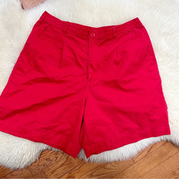 White Stag Shorts Vintage Womens Size 2 White Stag Red High Waist